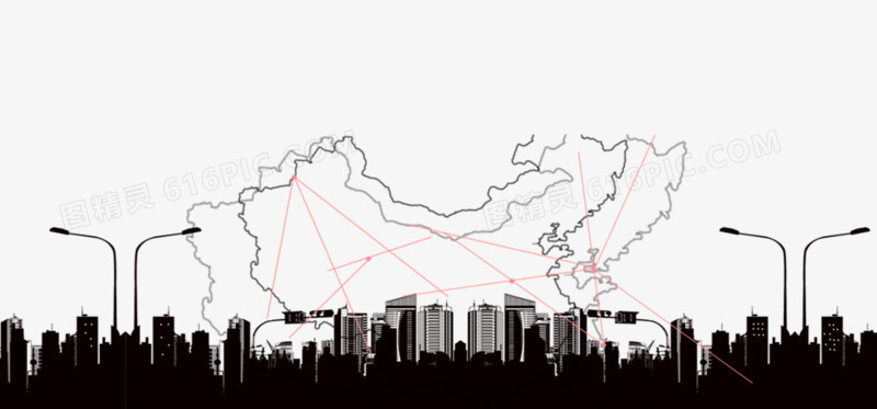 中国城市地图图片免费下载_PNG素材_编号z2ri3jd08_图精灵